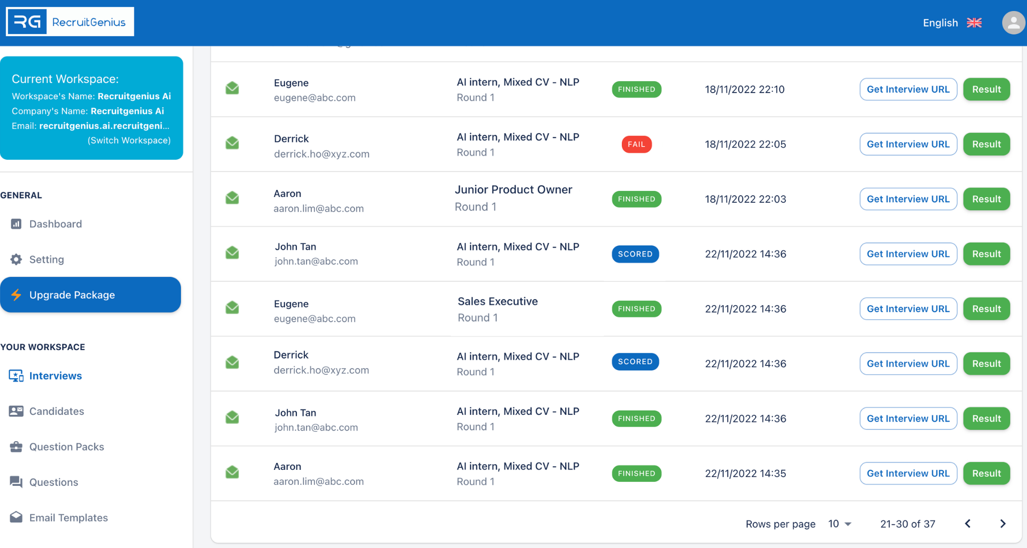 Winning Hiring Race - RecruitGenius.ai